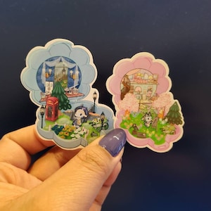 Nancy Drew Scoops Ice Cream Sticker Sheet Alibi in Ashes Laptop Gaming ...