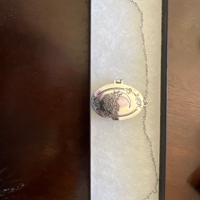 Witch Locket, Broom Closet Locket, Moon Locket, Witchy Pendant ...