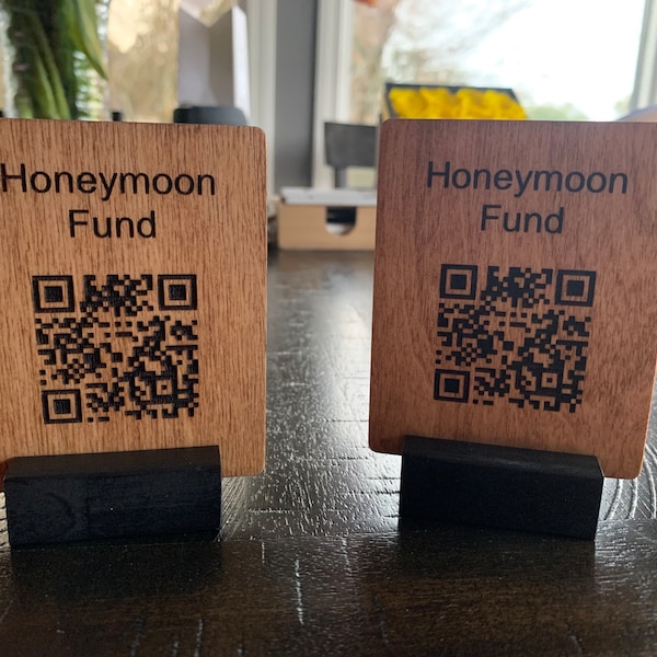 A-frame Sidewalk Sign, Wooden Business Sign , Large QR Code Sign for ...