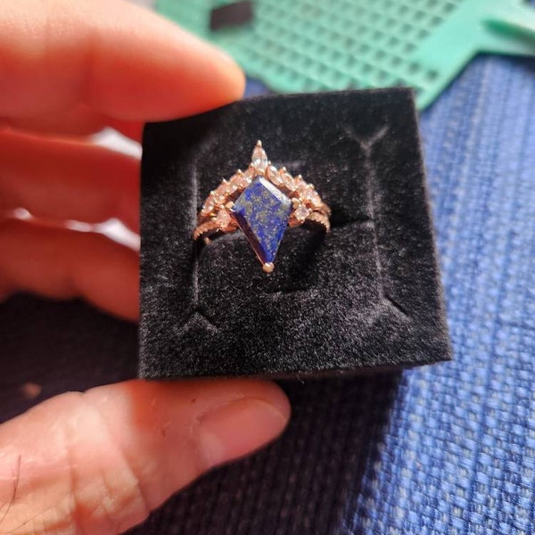 2.55cts Alexandrite Gemstone Engagement Ring, Alex Stone Ring, Bridal ...