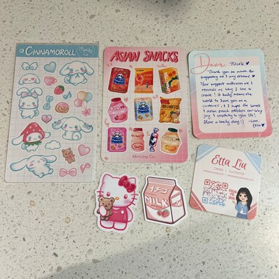 Miffy Sticker Sheet Miffy Sticker Valentines Stickers Pink Miffy ...