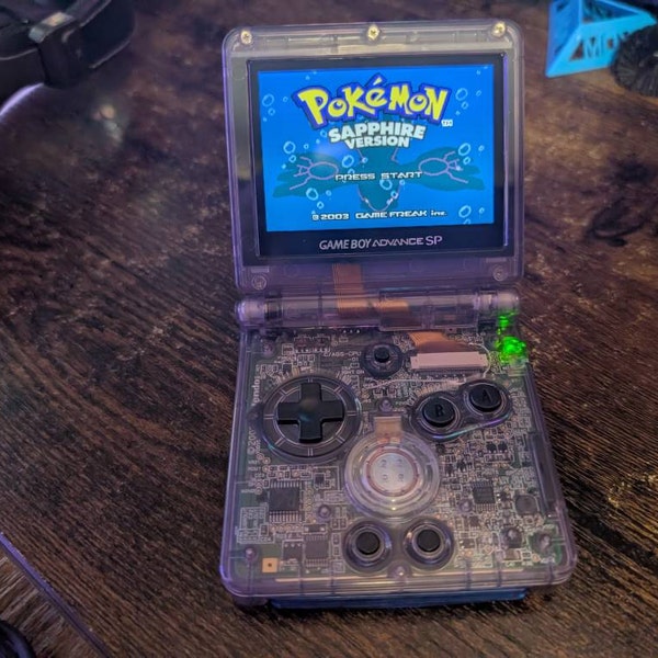 Emerald Green and Black Boxy Pixel Metal Gameboy Advance Gba Unhinged ...