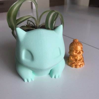 Pot bulbasaur,bulbizarre, pokemon pot plante,cadeau, impression 3D ...