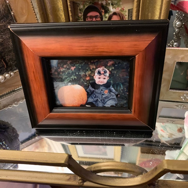 Cubiits handmade Wooden Wallet Size Picture Frame - Etsy