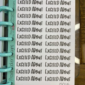 Currently Prompt Journaling Script Stickers - Etsy