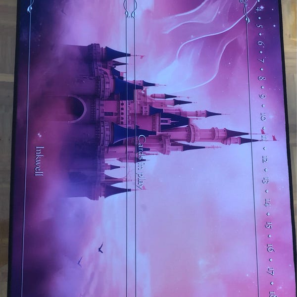 MTG Playmat | 24x14 Inch | the Round Table | Optional Zoning | TCG Play ...