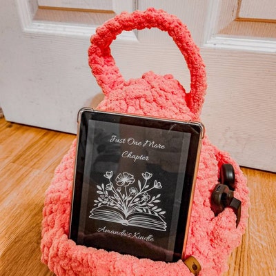 Kindle Flower Pouch Crochet Pattern Pdf File - Etsy
