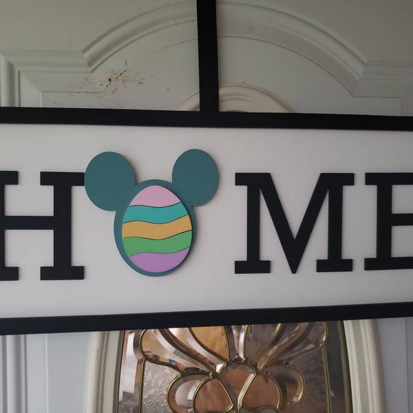 Mickey Disney Inspired Interchangeable Home Sign With Heads - Etsy