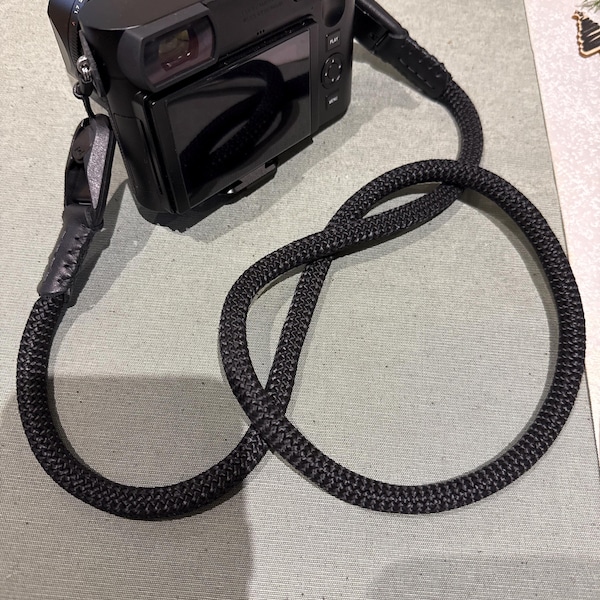 Climbing Rope Camera Strap With Quick Release Anchor Links - Etsy