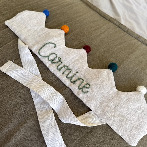 Birthday Crown for Children,linen Children's Party Fabric Crown ...
