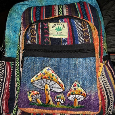 Unique Design Himalaya Hemp Backpack Small Backpack Hippie Backpack ...