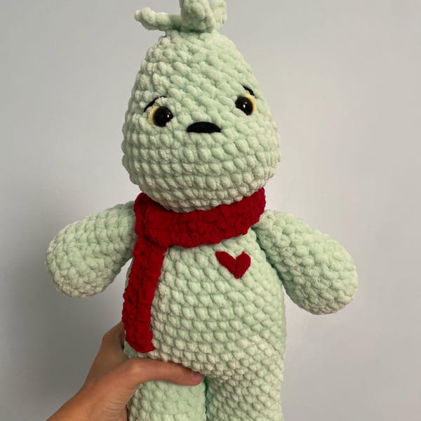 Green Meanie Crochet Pattern LOW SEW 2 Styles Included Amigurumi PDF ...