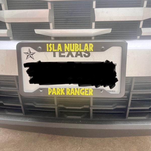 Black Mesa License Plate Frame, Gamer License Plate Holder, Game Car ...