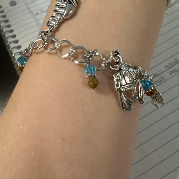 The Song of Achilles Inspired Charm Bracelet - Etsy