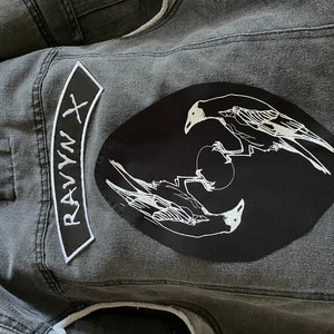 Rib Rocker Custom Embroidered Motorcycle Biker Patch 6 - Etsy