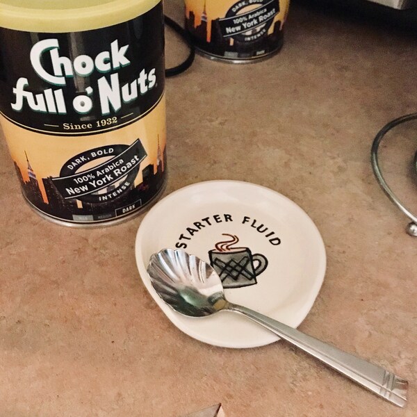 Starter Fluid Funny Spoon Rest | Kitchen Spoon Rest | Coffee Lovers ...