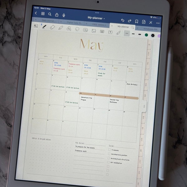 Digital Journal | Digital Notebook | Goodnotes Notebook | iPad Notebook ...
