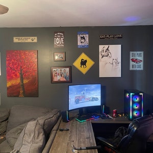 Firehouse Engine Number 9 Sign, Personalized Firefighter Man Cave ...