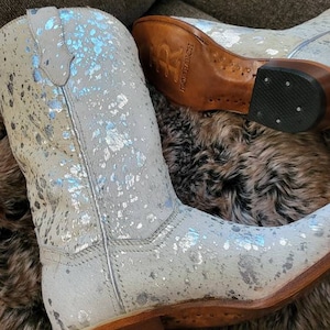 Western Cowboy Boots / White Cowboy Boots / Cowgirl Boots/ Wedding ...