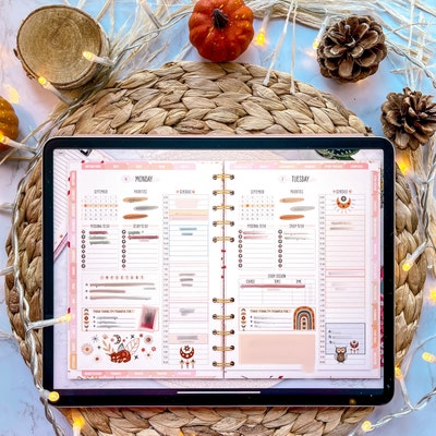 Digital Stickers Boho Stickers Ipad Planner Digital Planner Goodnotes