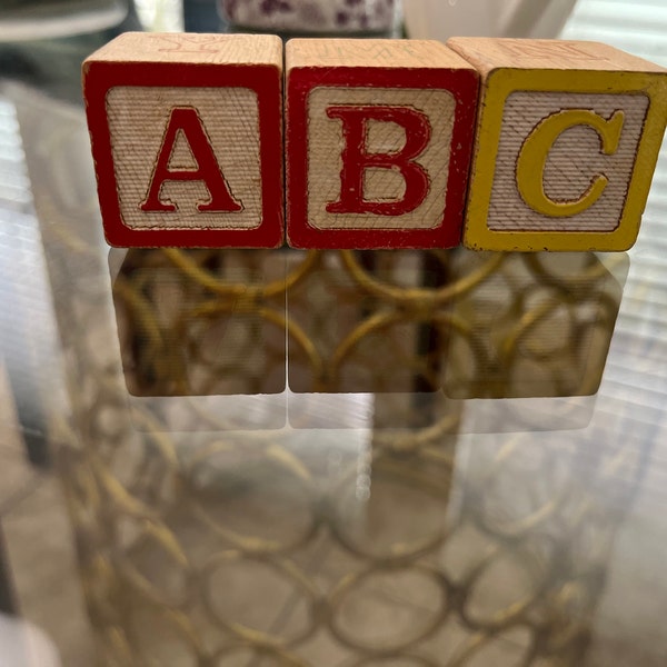 Alphabet Building Blocks | ABC Blocks | Wooden Blocks | Choose Letters ...