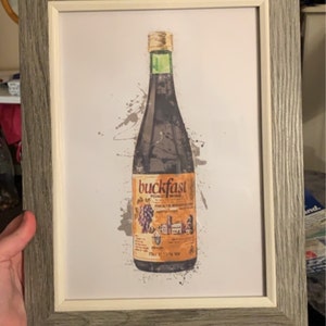 Buckfast Tonic Wine THICK CARDSTOCK Wall Print | Gift | Home Decor ...