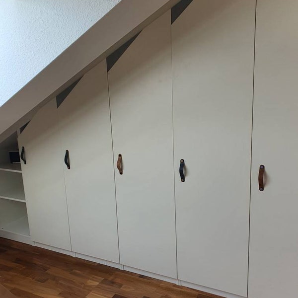 Modern Leather Handle Series “elder” Furniture Handles Made to Measure ...