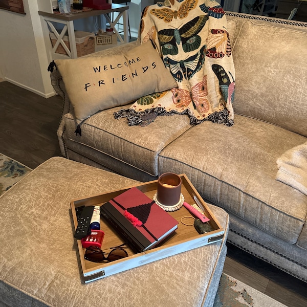 Jewish Home Blessing Decor Modern Jewish Art Hanukkah Throw Blanket ...