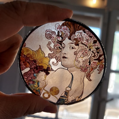 Madonna Pre-raphaelite Decal Ceramic Decal Stained Glass - Etsy