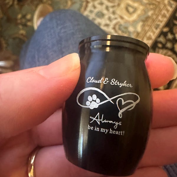 Personalized Mini Urn, Cremation Urns, Funeral Urns, Small Urn, Child ...
