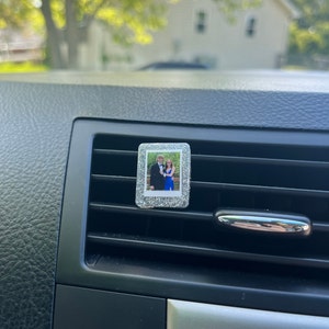 Personalized Resin Photo Car Vent Clip, Anniversary/couples Gift ...