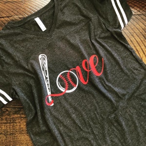 Love Baseball Bat and Ball for Shirt SVG Png Dxf Files for Cutting ...