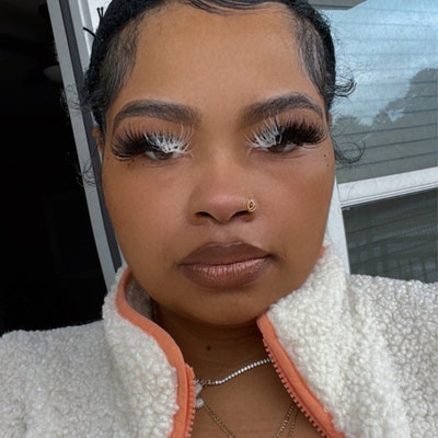 The Sammy Double Loop Nose Ring With Teal Bead in Silver, Gold or Rose ...