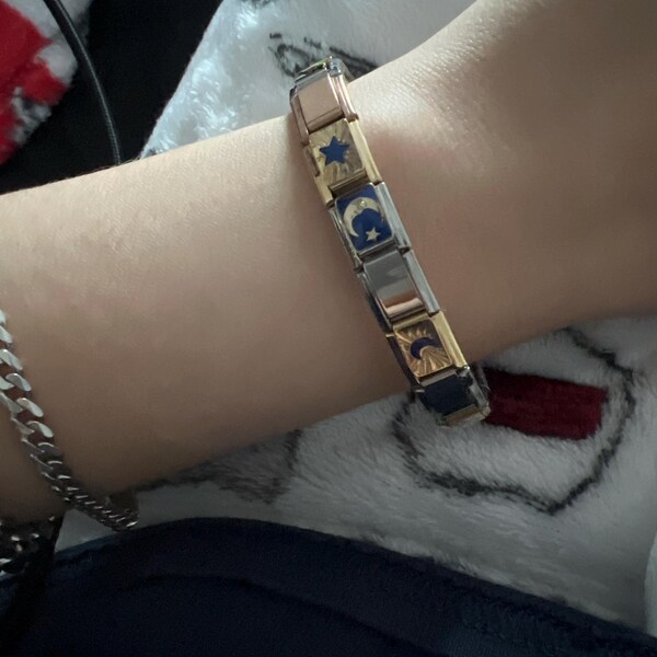 Personalized Italian Charm Bracelet, Custom Vintage Italian Charms, 300 ...