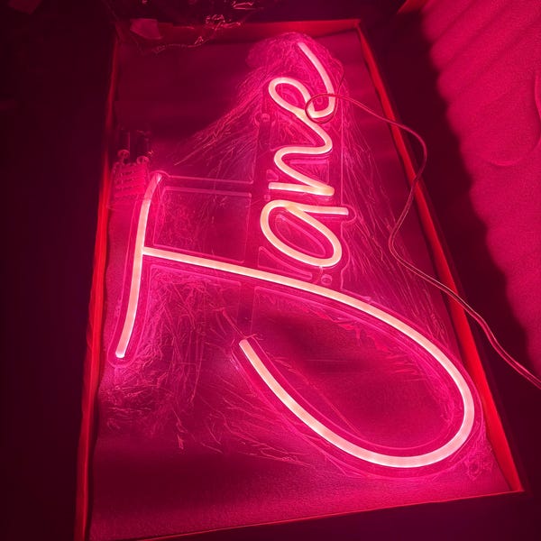 Custom Neon Aesthetic Sign , Neon Sign, Wall Decor, LED Neon Light ...