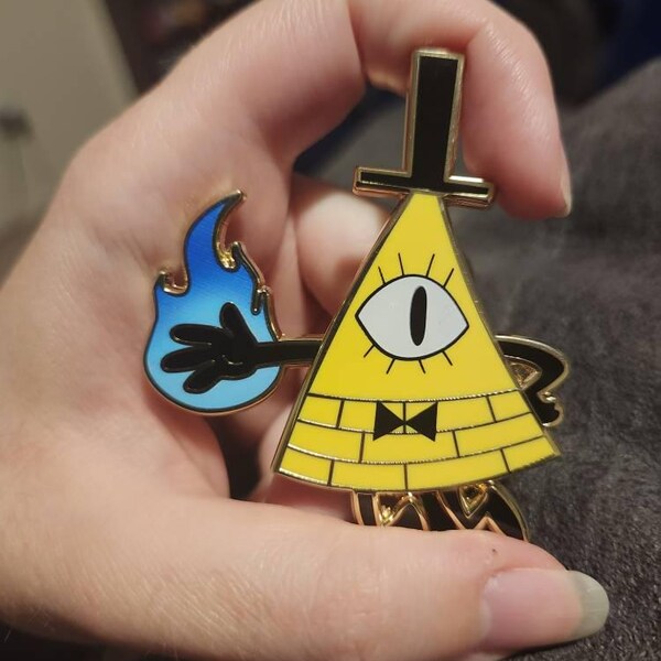 Bill Cypher 2.5 Inch Enamel Pin With Springy/shakeable Hand - Etsy