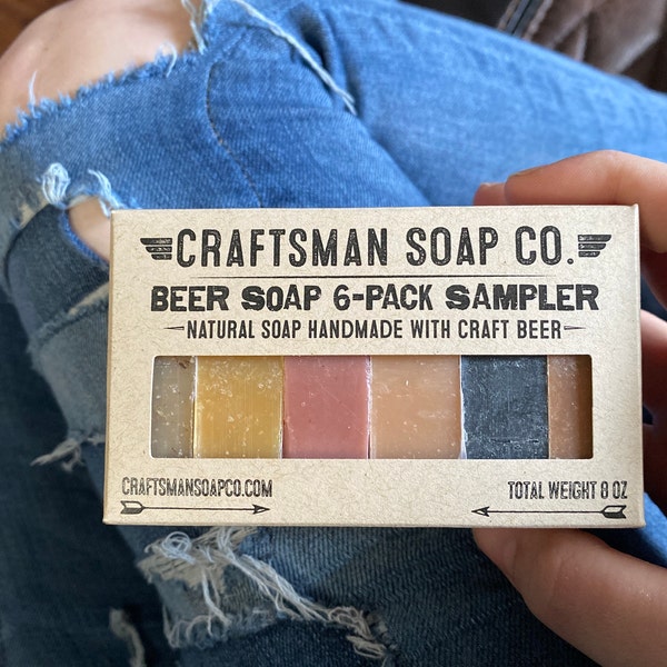 Beer Soap Sampler Set, California Craft Ales & Lagers, Handmade ...