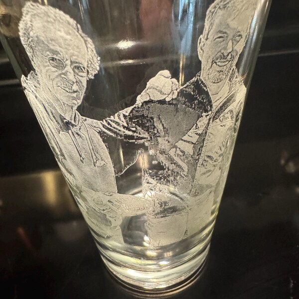 Etched Rocks Glasses |whiskey Glass, Picture on Glass, Family Photo ...
