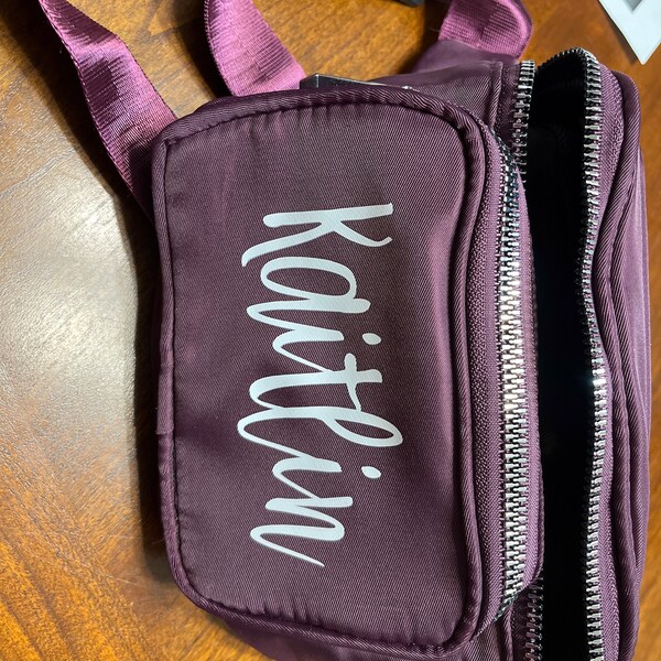 Custom Fanny Packs With Name, 3 Pockets, Personalized Fanny Pack ...