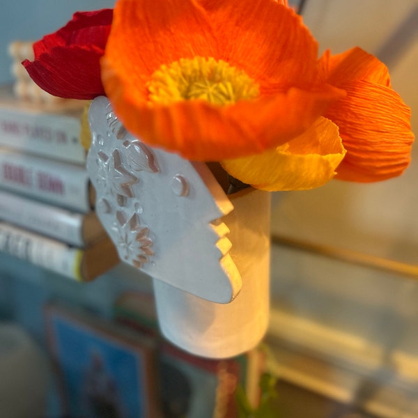 Paper Poppies Set, Paper Flower Bouquet, Paper Anniversary, Wedding ...