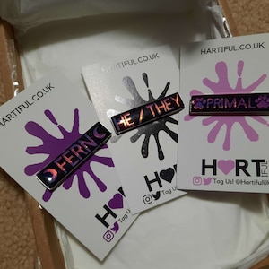 Personalised Design Your Rectangle Enamel Pin Customised Pin Badge ...