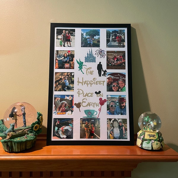 Disney Picture Frame Best Day Ever Collage Photo Frame Mickey Mouse ...