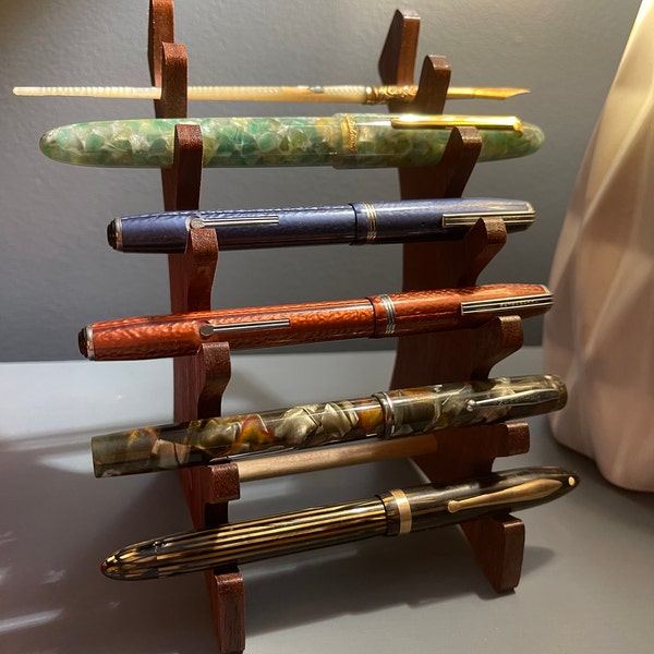 6 Pen, Multi-pen Holder Arc - Etsy