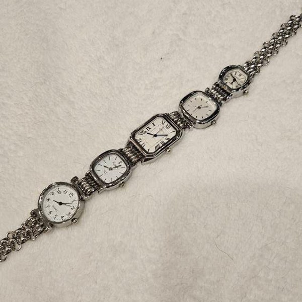 Vintage Punk Five Watches Choker Necklace,multicolor Clock Necklace,y2k ...