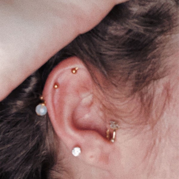Industrial Barbell, Industrial Piercing, Jewelry, Industrial Bar ...
