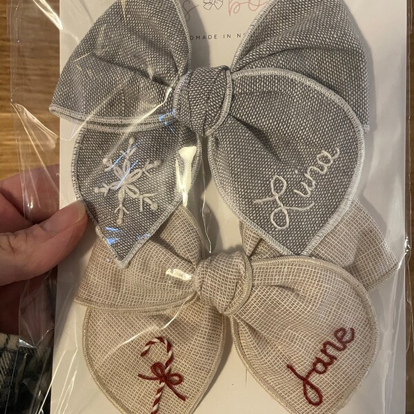 Velvet Ribbon Bows Velvet Bows Simple Bows Neutral Bows Trendy Bows ...