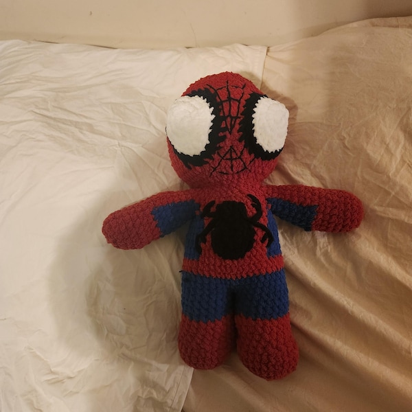 Low Sew Hero Spider Chibi Crochet Pattern PDF – Photo Tutorial, Instant ...