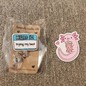 Cute Badge Reel Anniversary Gift retractable Badge Reel Valentines ...