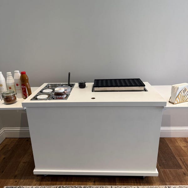 Charcuterie Cart, Mobile Cart, Collapsible Snack Bar, Mobile Bar ...