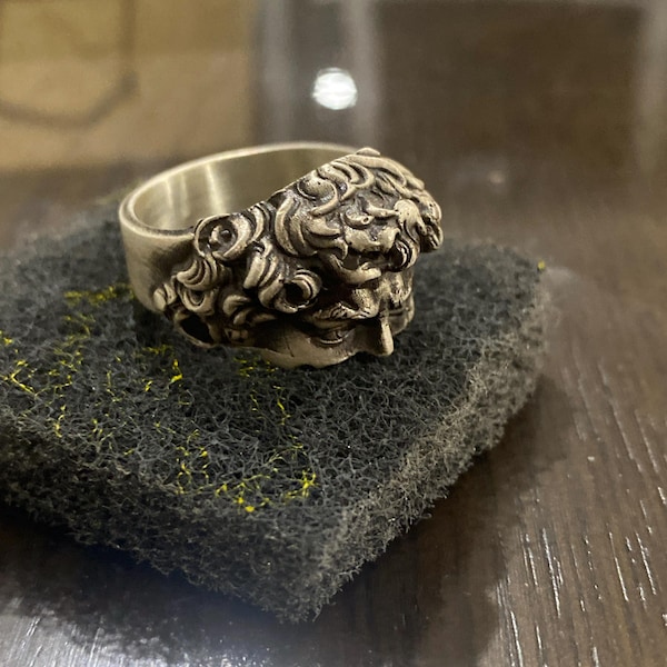 Angry Monkey King Silver Ring-sun WUKONG Men's Ring-journey to the West ...